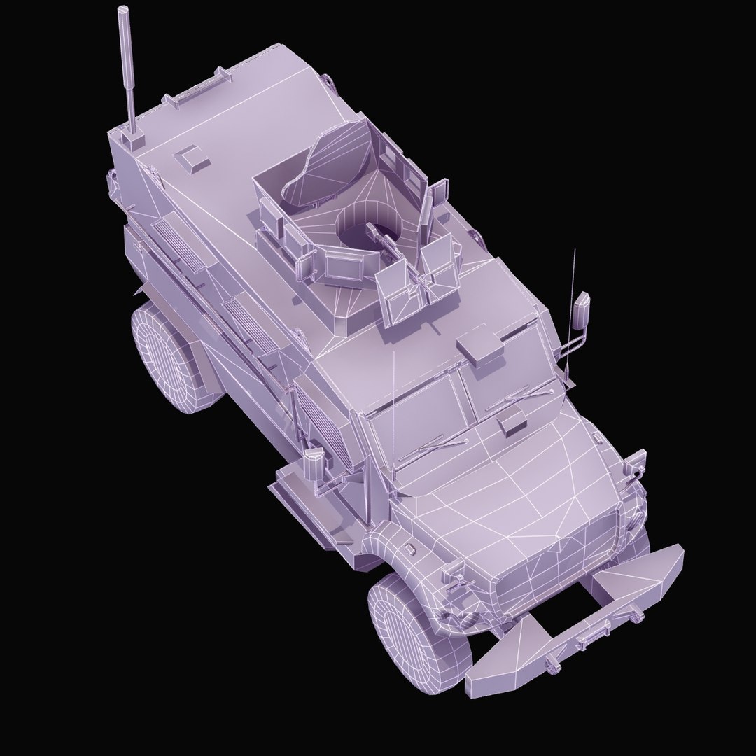 Maxxpro Mrap 3d Model
