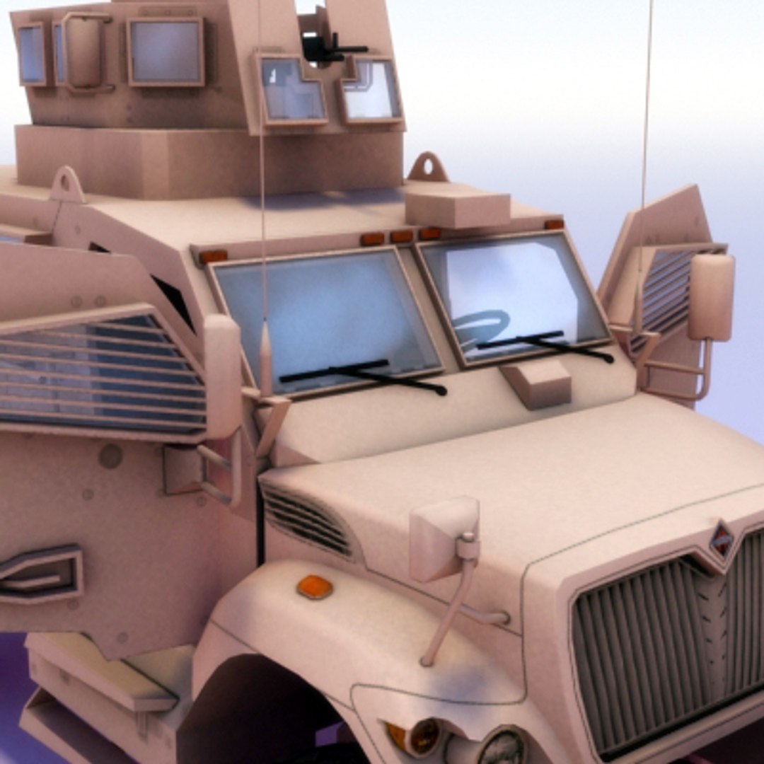 Maxxpro Mrap 3d Model