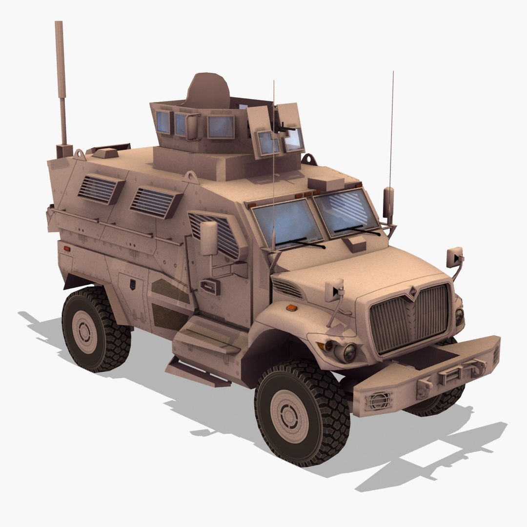 Maxxpro Mrap 3d Model