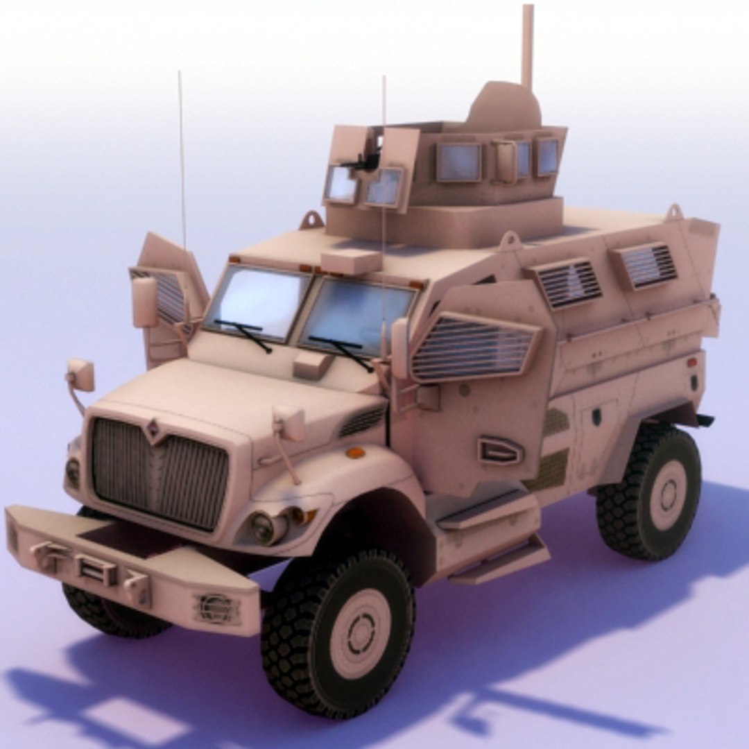 Maxxpro Mrap 3d Model