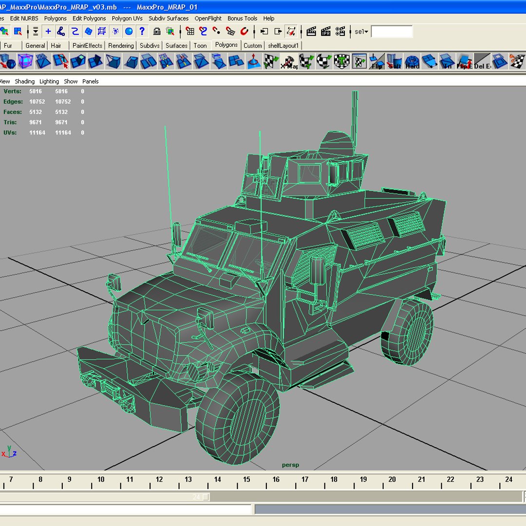 Maxxpro Mrap 3d Model