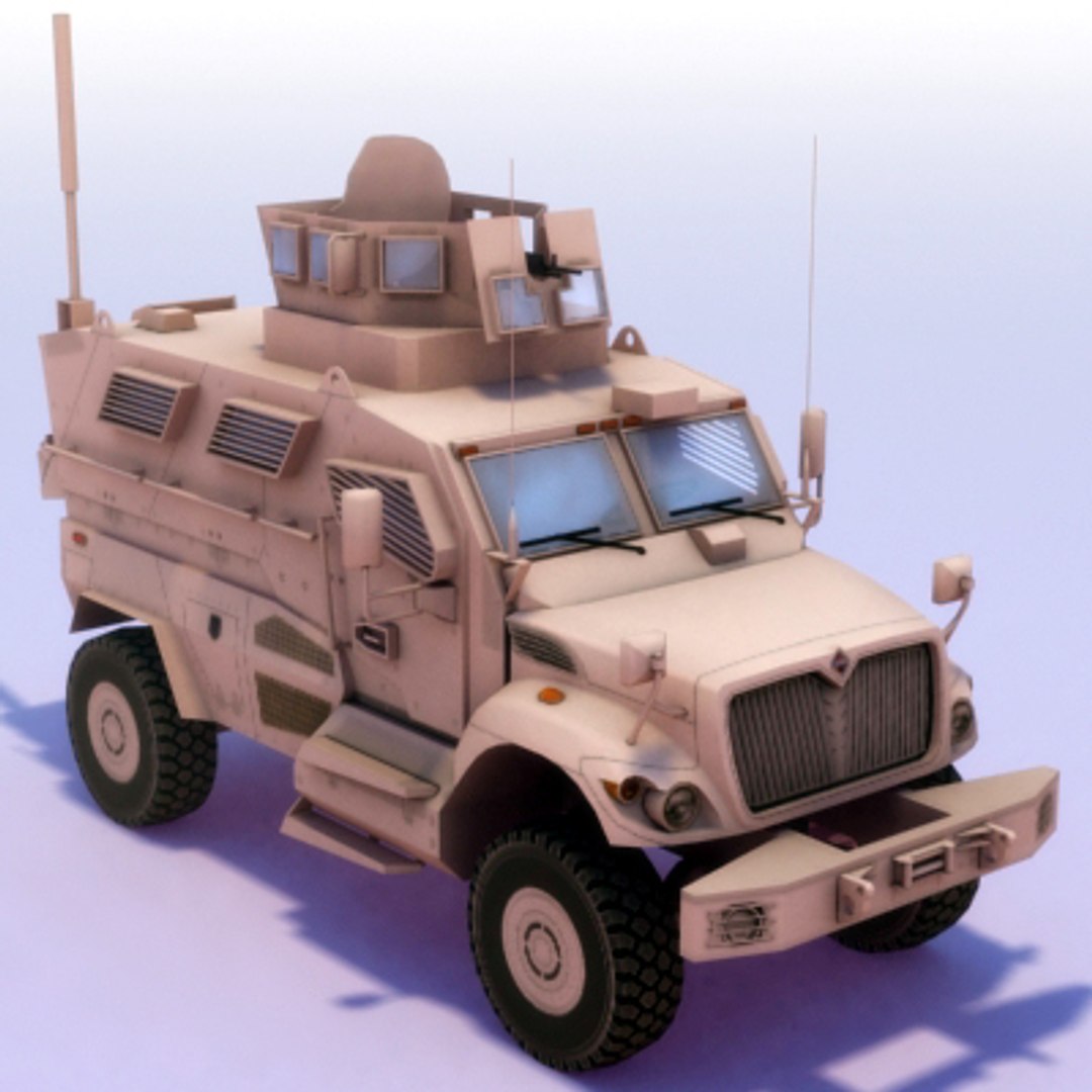 Maxxpro Mrap 3d Model