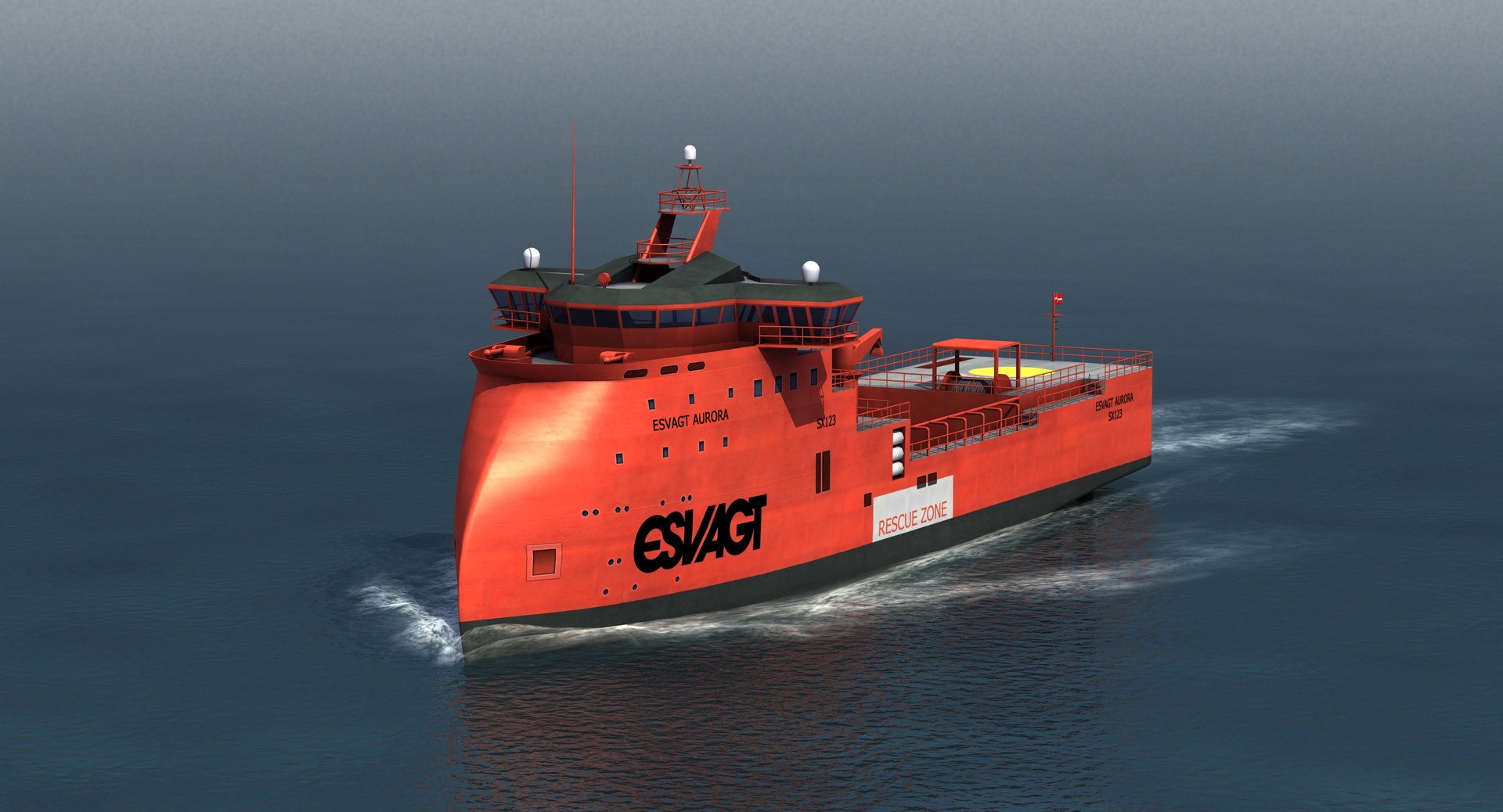 3D model esvagt aurora rescue ship - TurboSquid 1379674