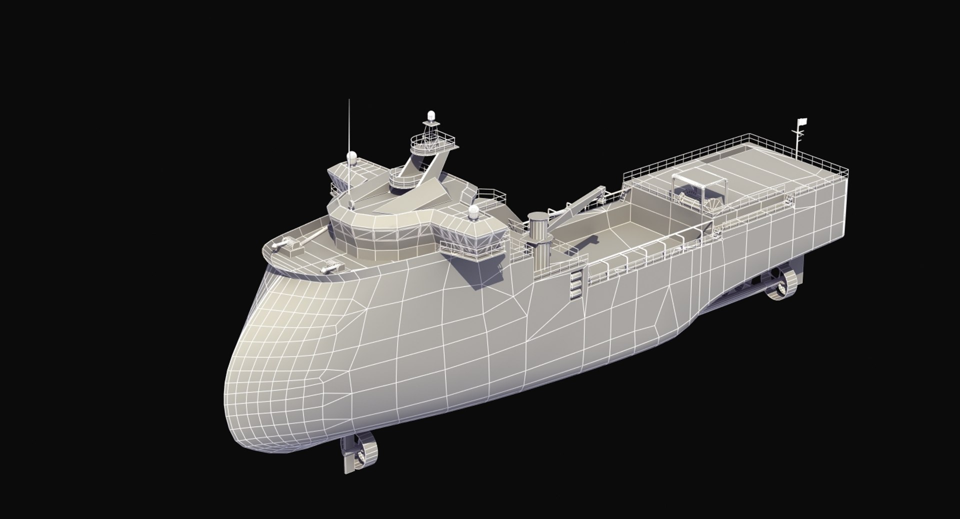 3D model esvagt aurora rescue ship - TurboSquid 1379674