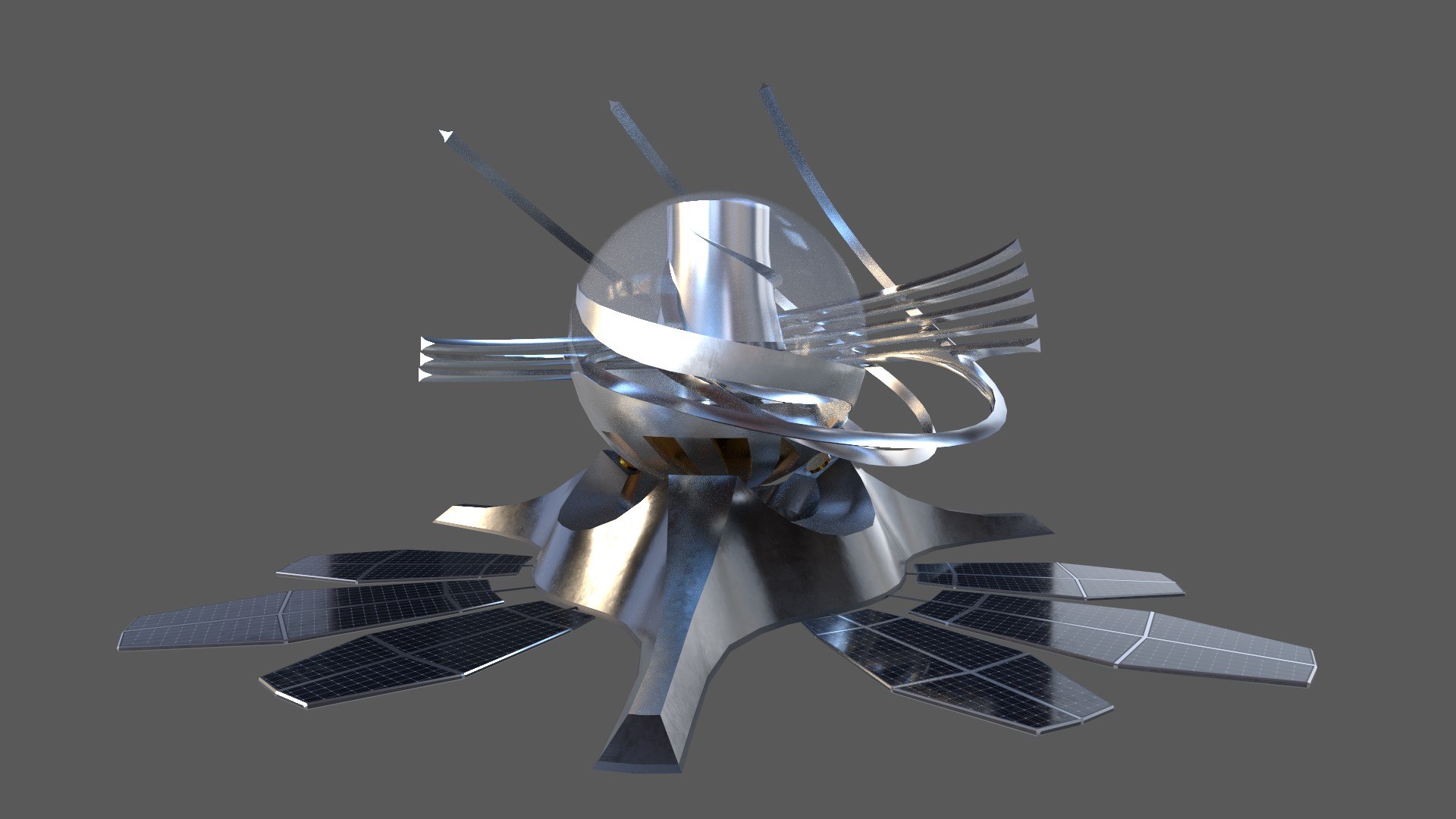 3D Orchid Turret - TurboSquid 2021313