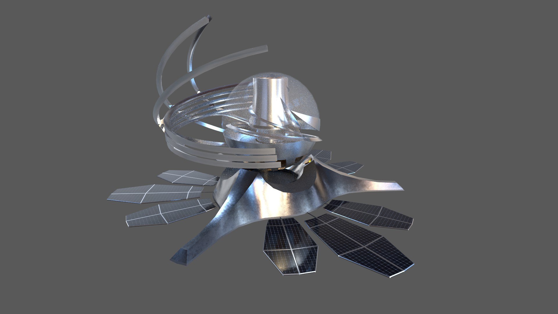 3D Orchid Turret - TurboSquid 2021313