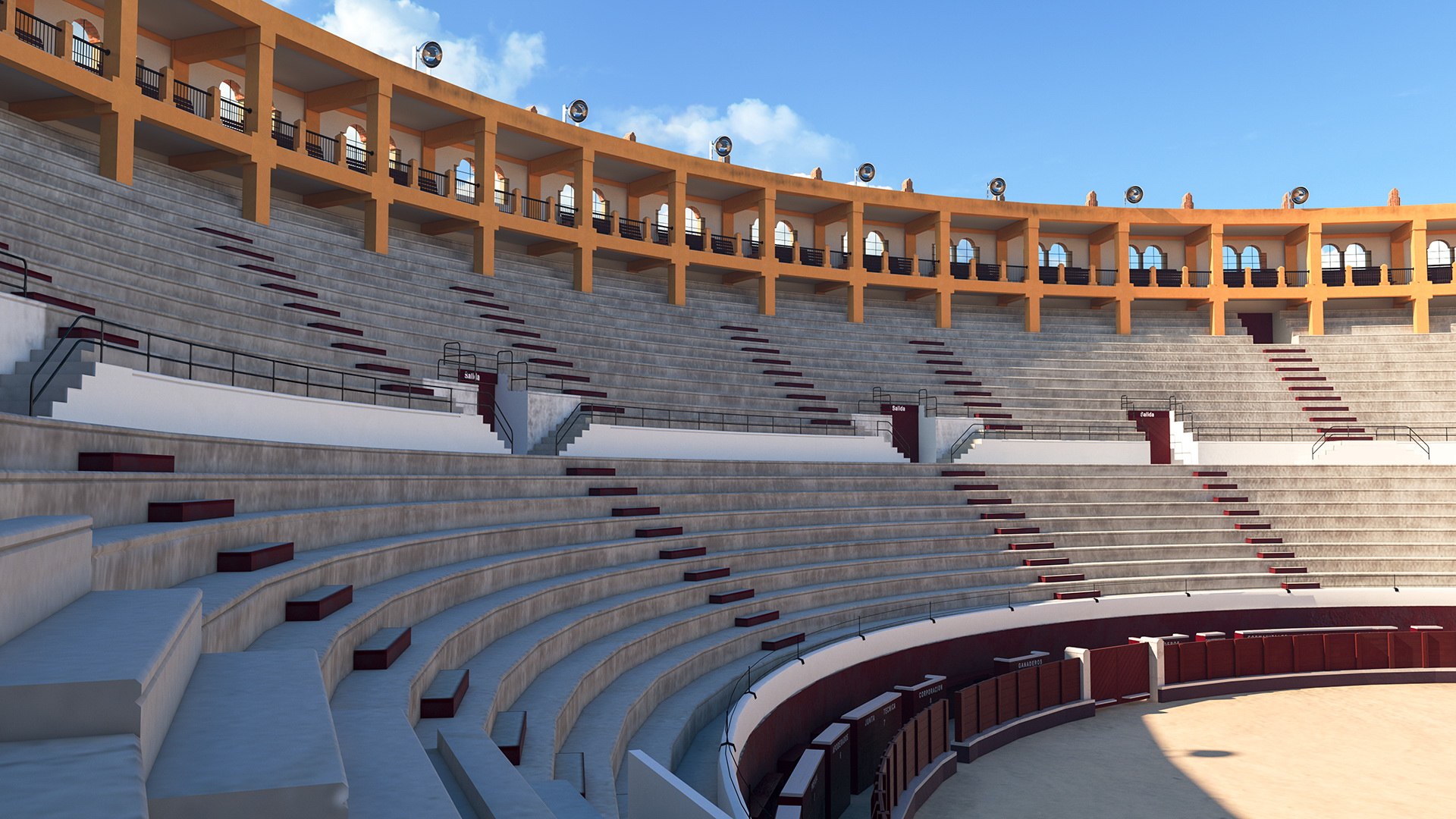 3D Santamaria Bullring - TurboSquid 1731866
