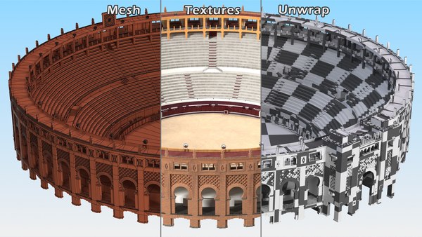 3D Santamaria Bullring - TurboSquid 1731866