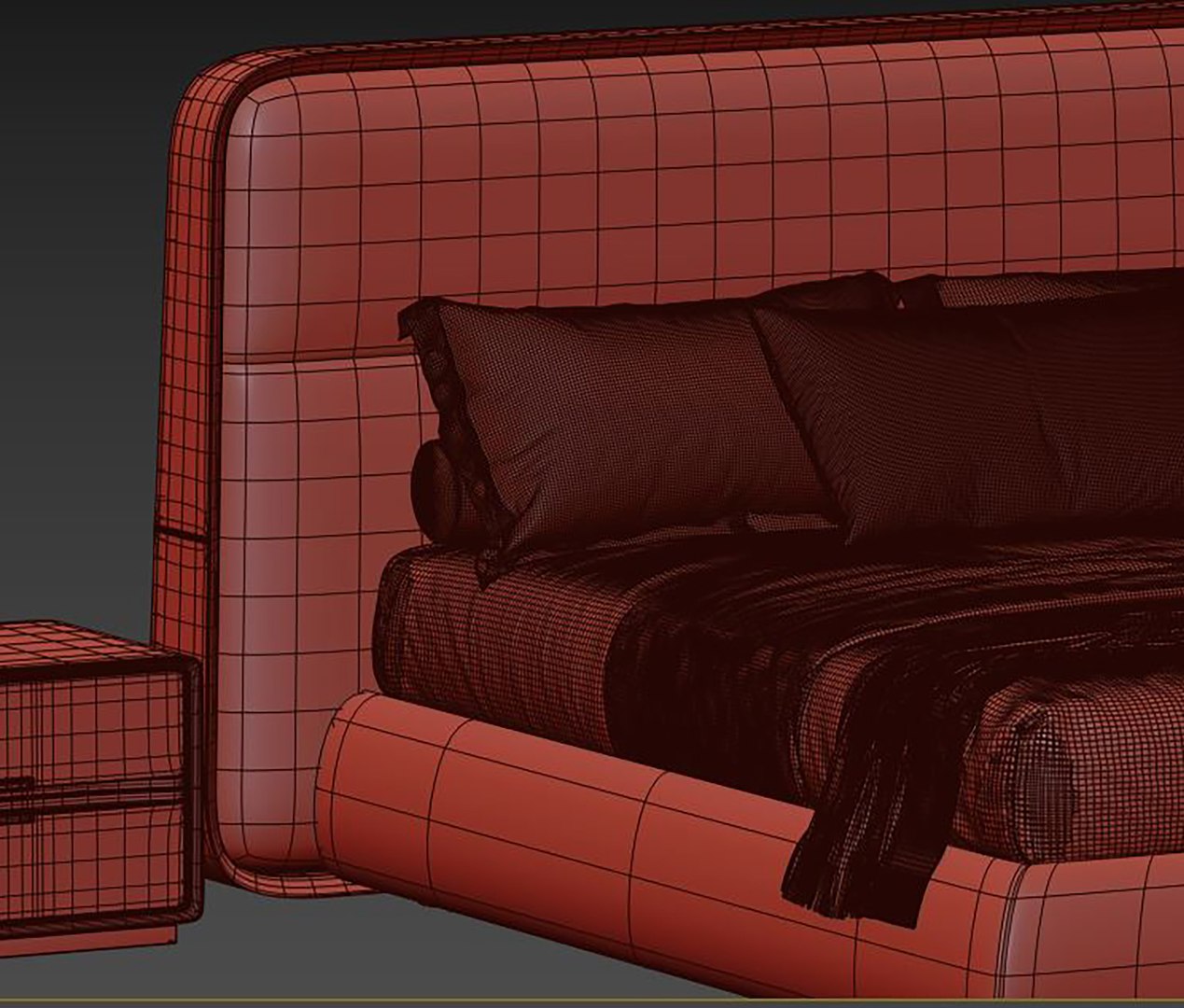 Giorgetti Frame Bed 59201 3d Turbosquid 2093777