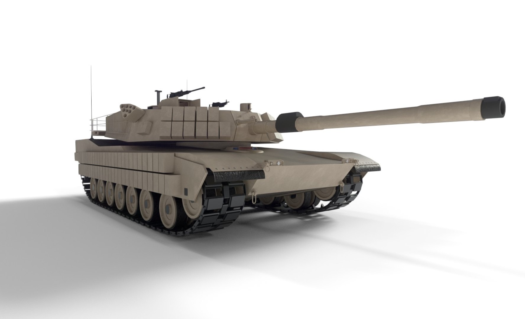 3D Abrams Tank Model - TurboSquid 1302340