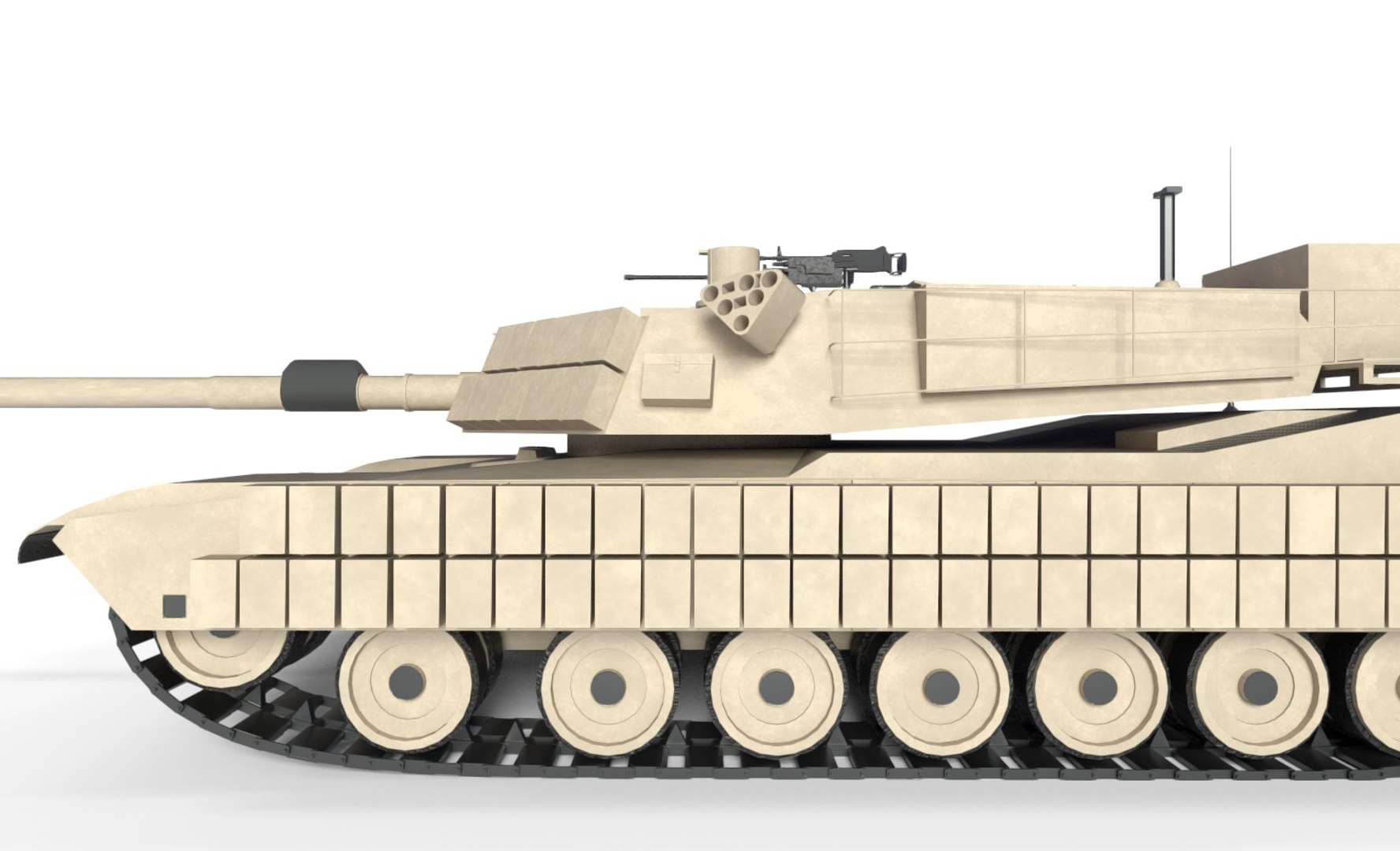 3D Abrams Tank Model - TurboSquid 1302340