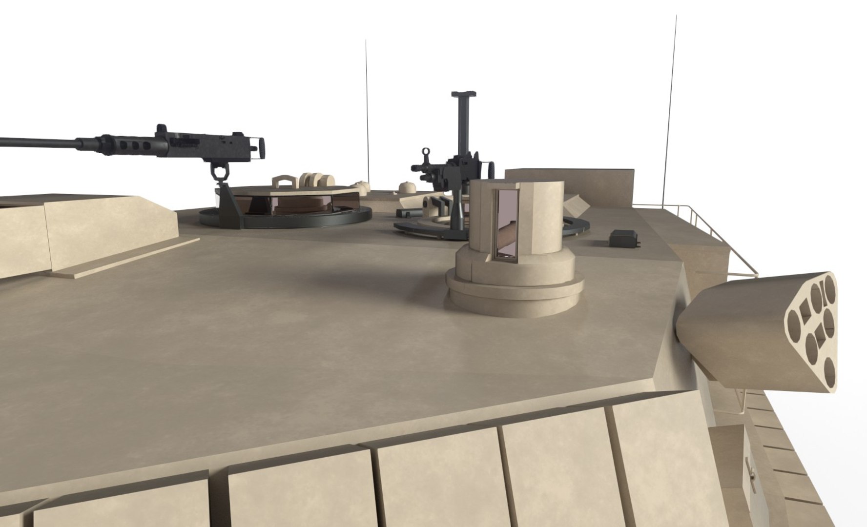 3D Abrams Tank Model - TurboSquid 1302340