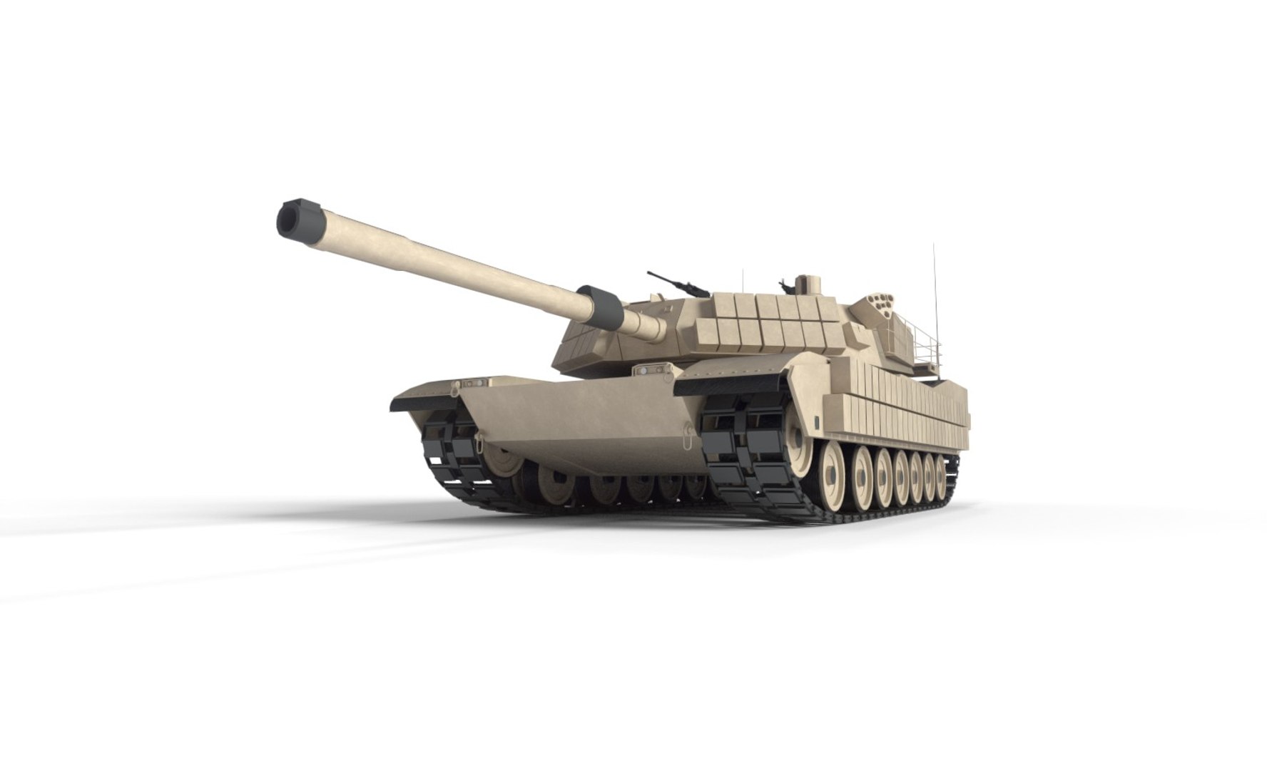 3D Abrams Tank Model - TurboSquid 1302340