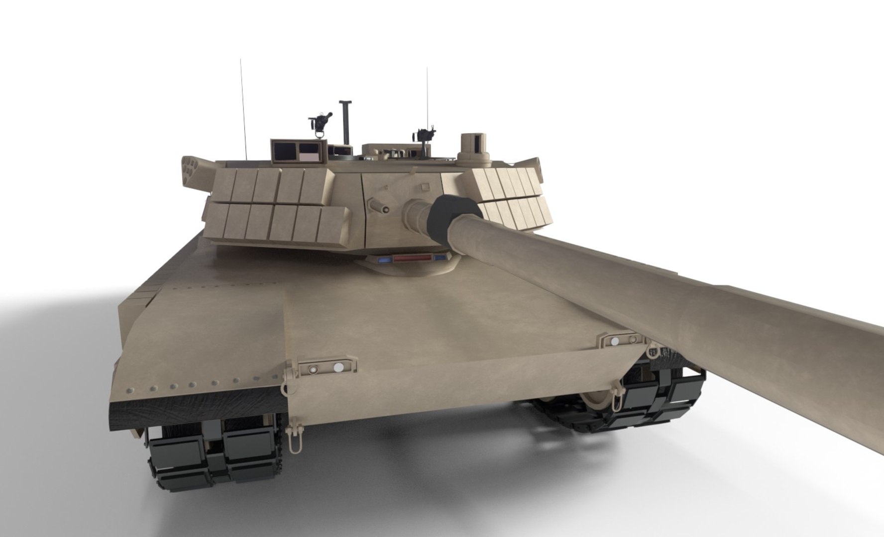 3D Abrams Tank Model - TurboSquid 1302340