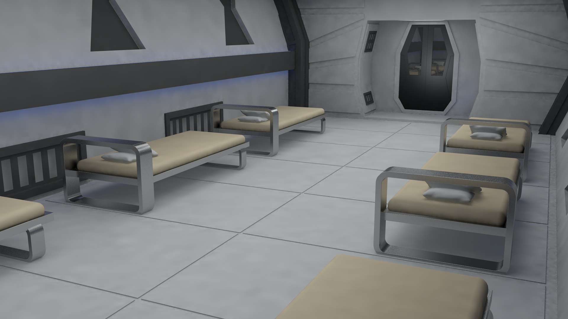 3D Sci Fi Room - TurboSquid 2201411