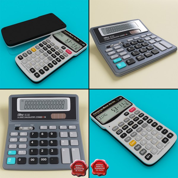 Collection Calculator 3D Models for Download | TurboSquid