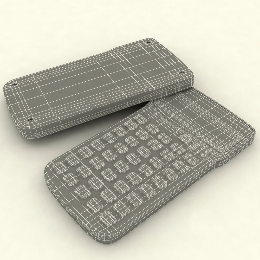 Calculators Set Add 3d Max