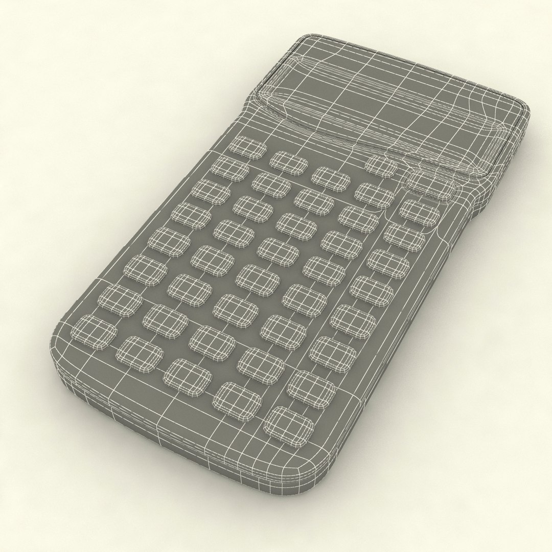 Calculators Set Add 3d Max