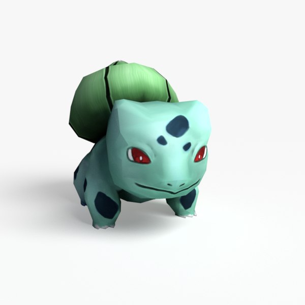 modelo 3d Low Poly Bulbasaur - TurboSquid 1057413