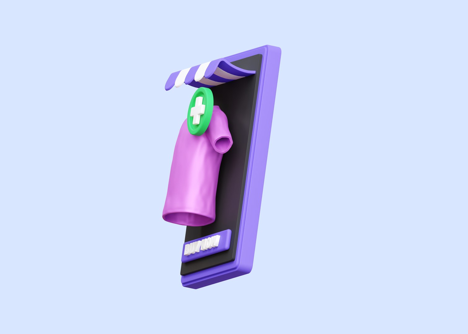 Shop Now 3D Icon Illustration 3D Model - TurboSquid 2230012