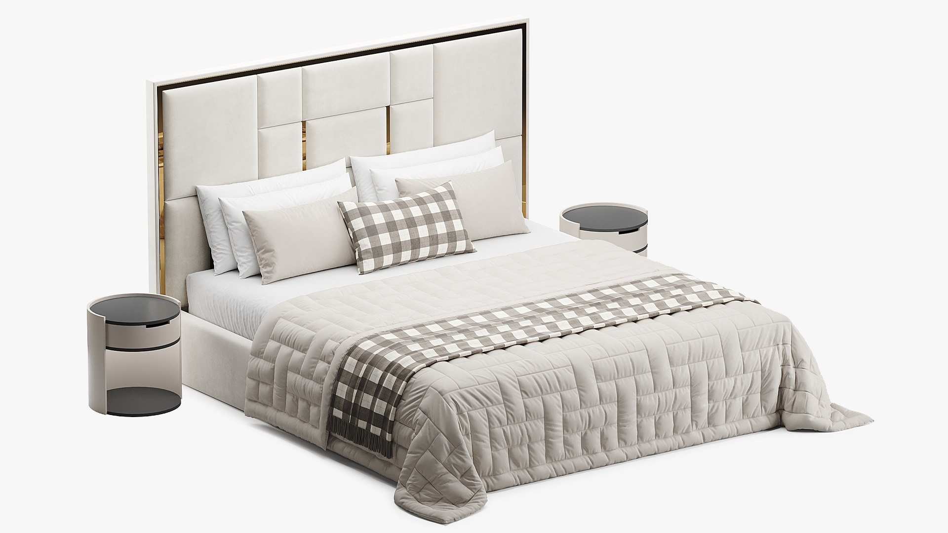 Rimini Bed 3D - TurboSquid 2373260