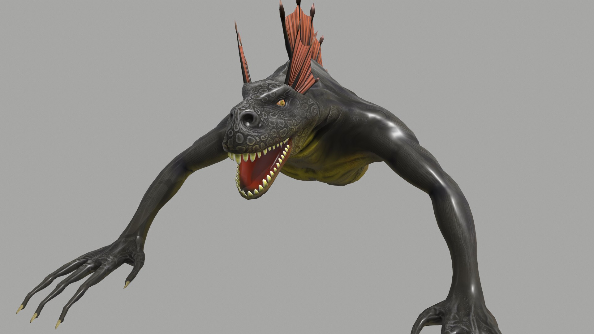 3D Sea Monster - TurboSquid 1747215