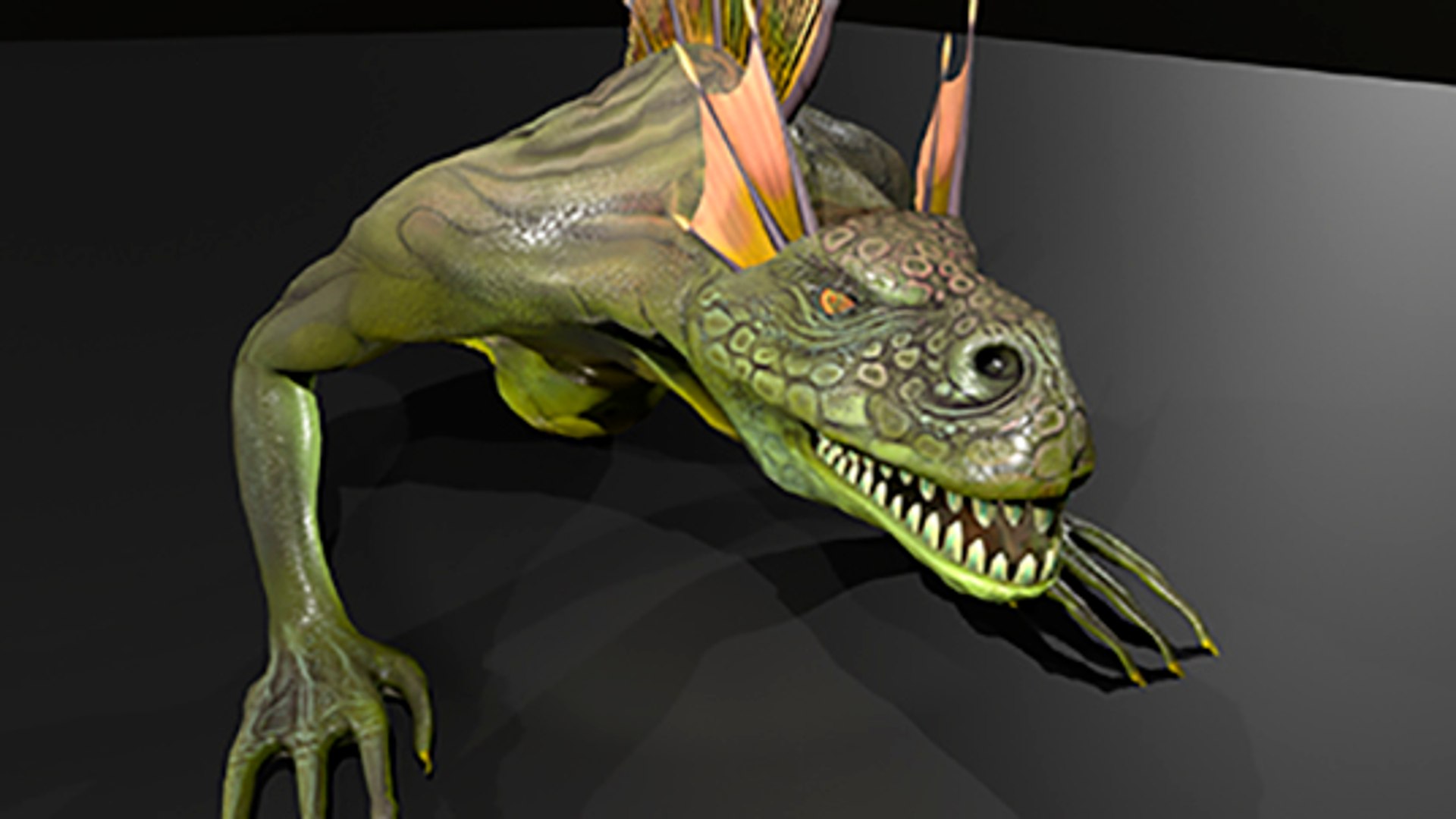 3D Sea Monster - TurboSquid 1747215