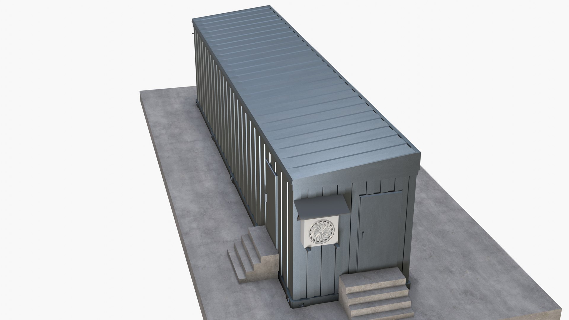 3D Metal Wagon Change House Model - TurboSquid 2059793