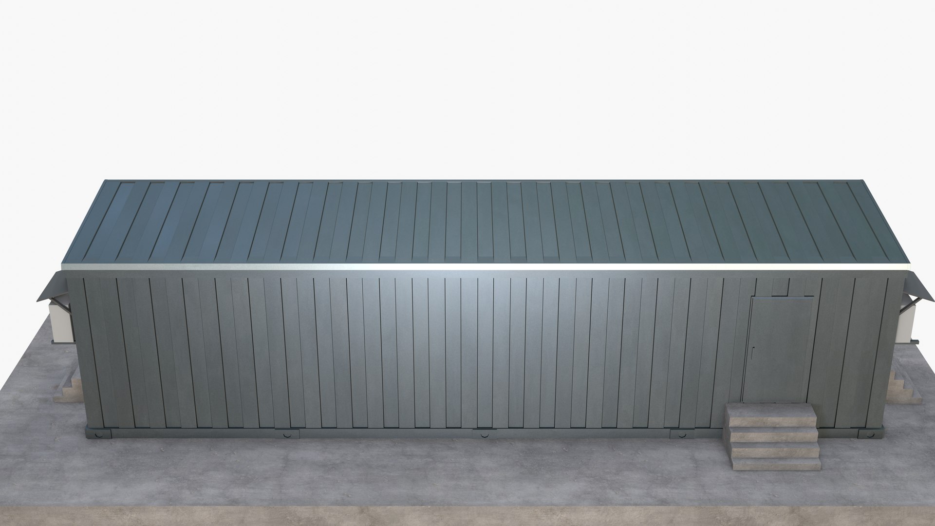 3D Metal Wagon Change House Model - TurboSquid 2059793