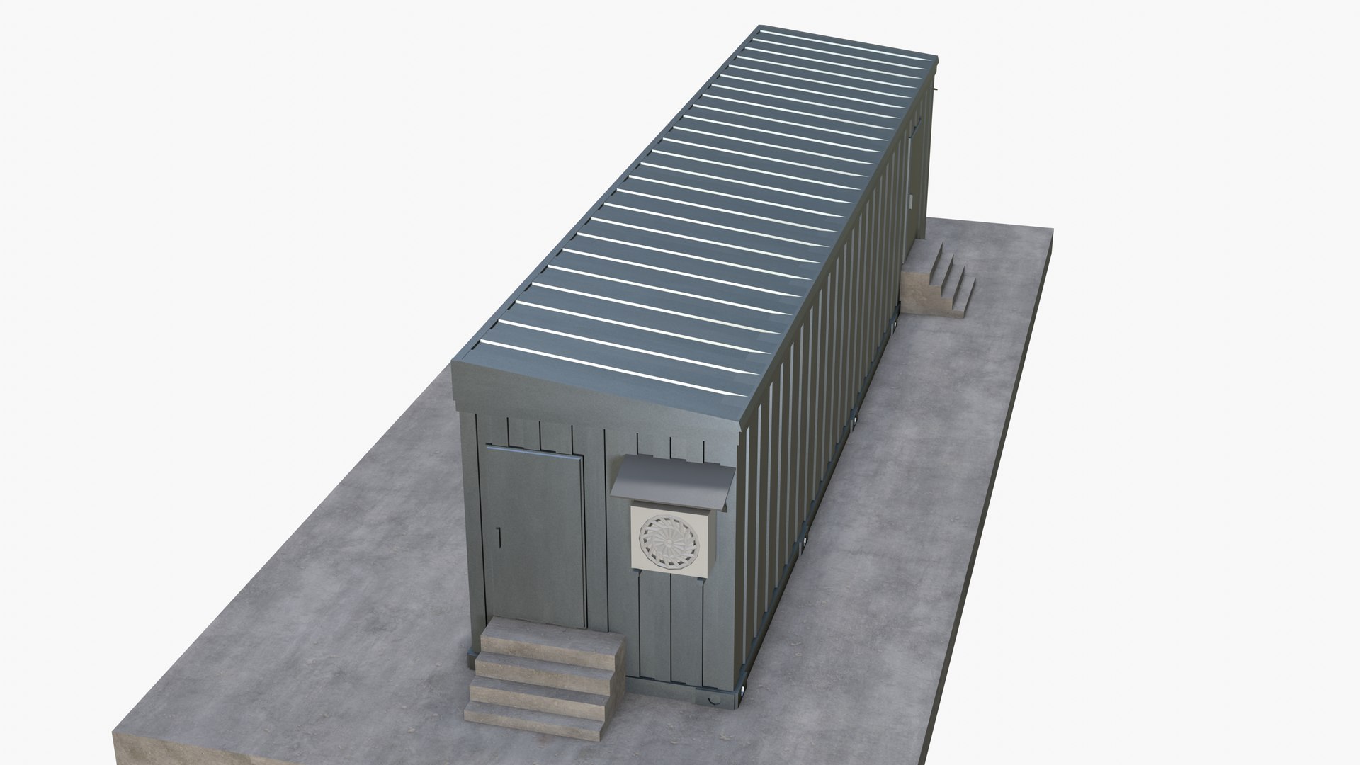 3D Metal Wagon Change House Model - TurboSquid 2059793