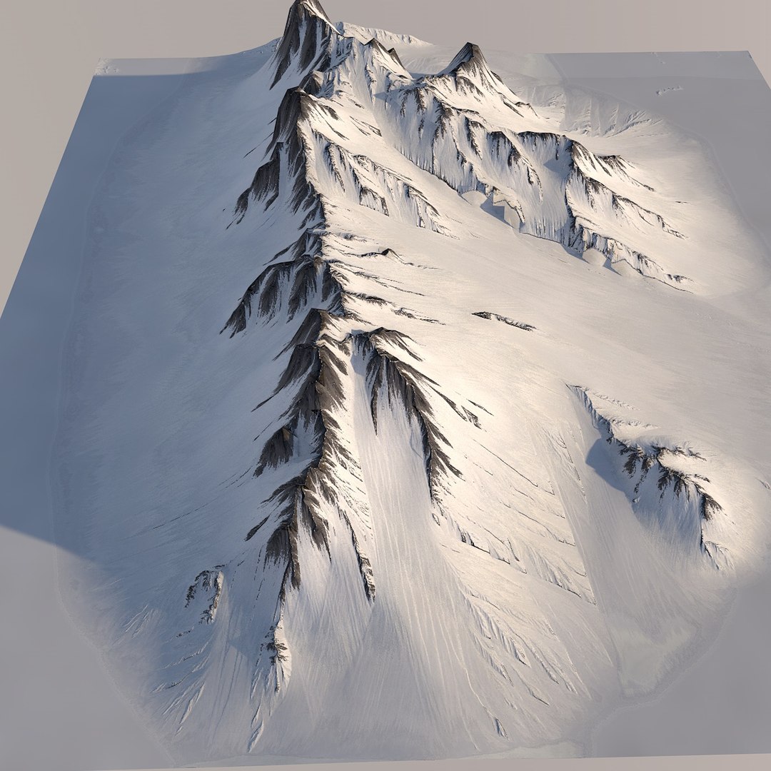 3D Snow Mountain | 1143510 | TurboSquid
