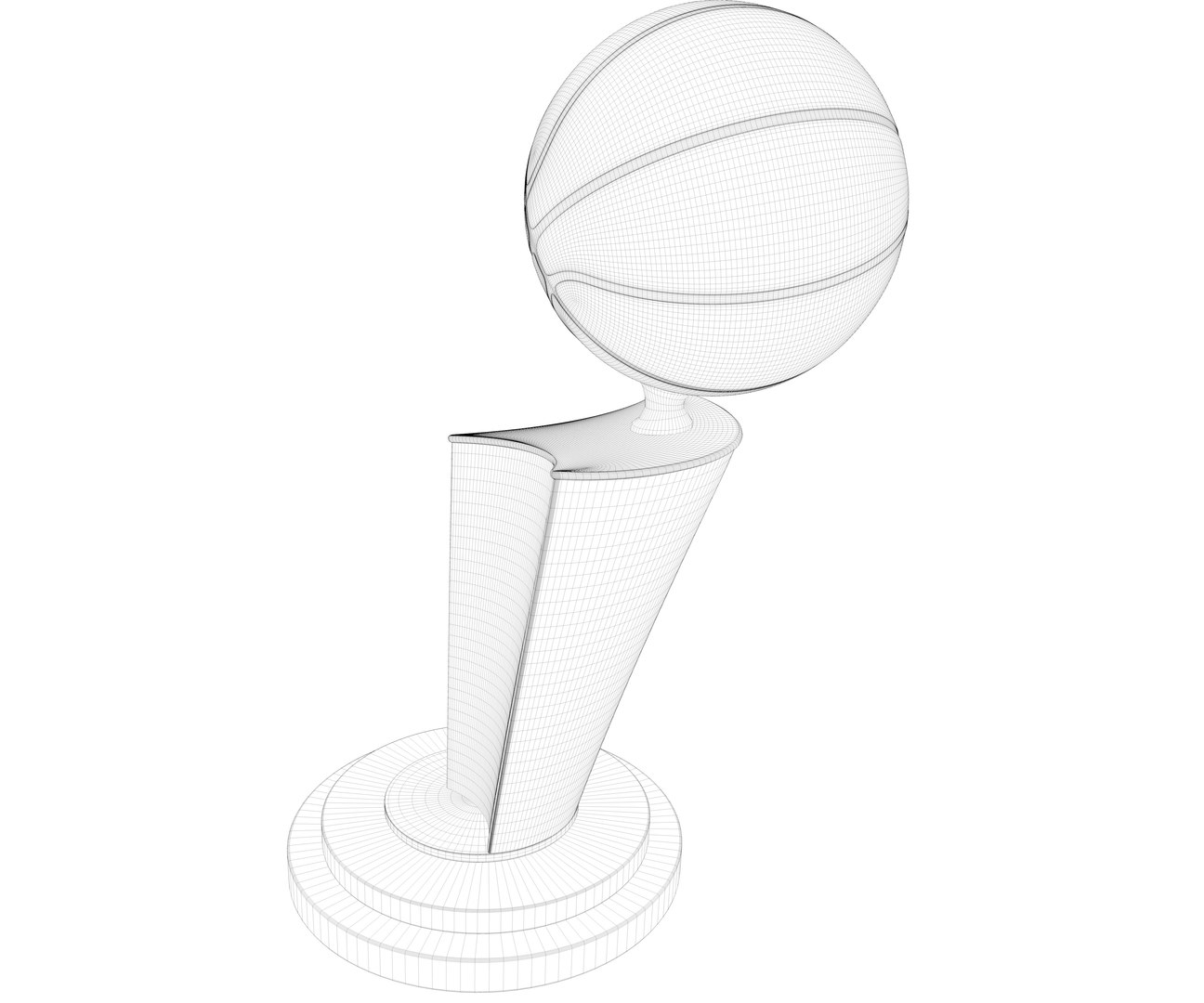 3D Basketball Trophy - TurboSquid 1913915