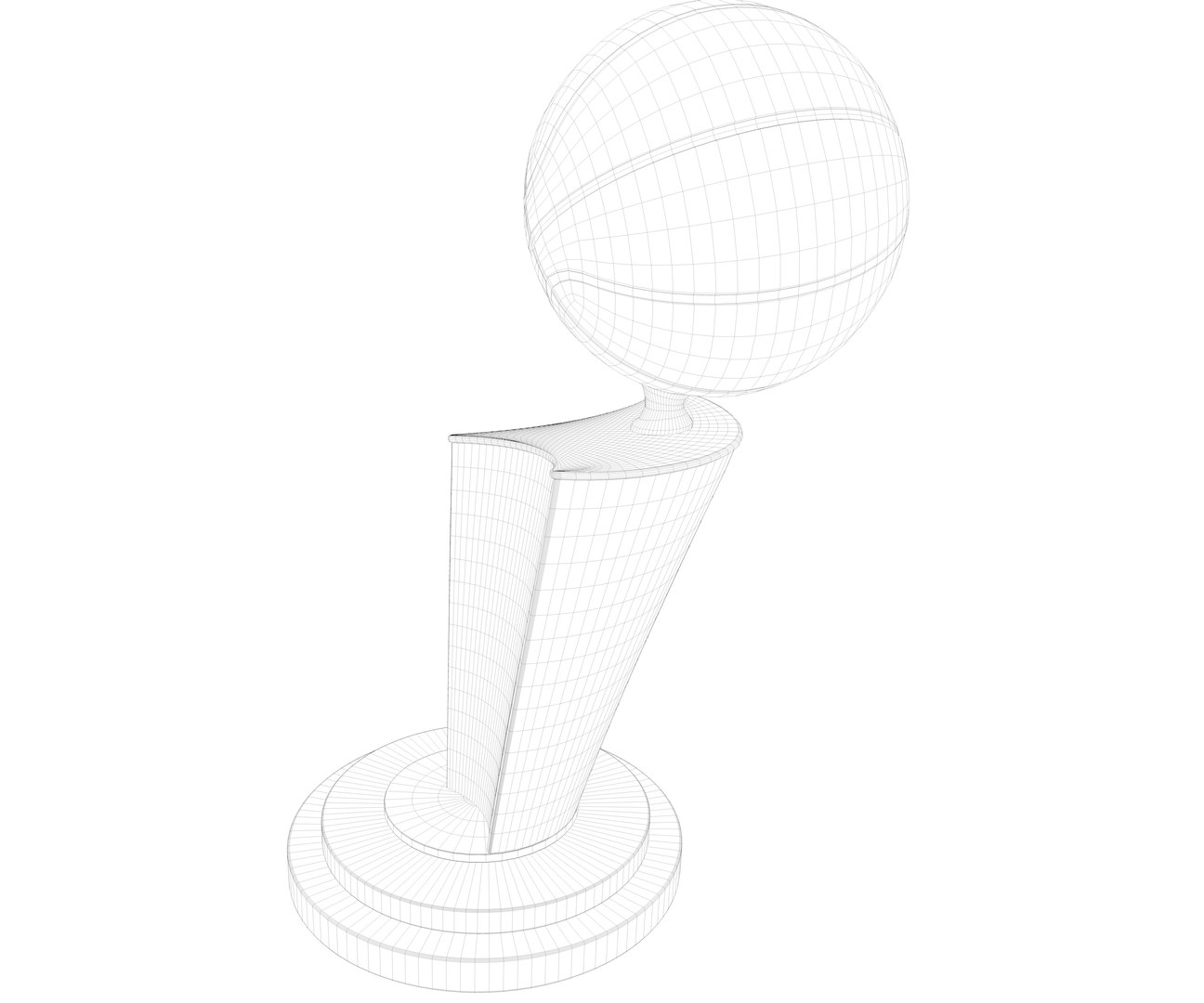 3D Basketball Trophy - TurboSquid 1913915