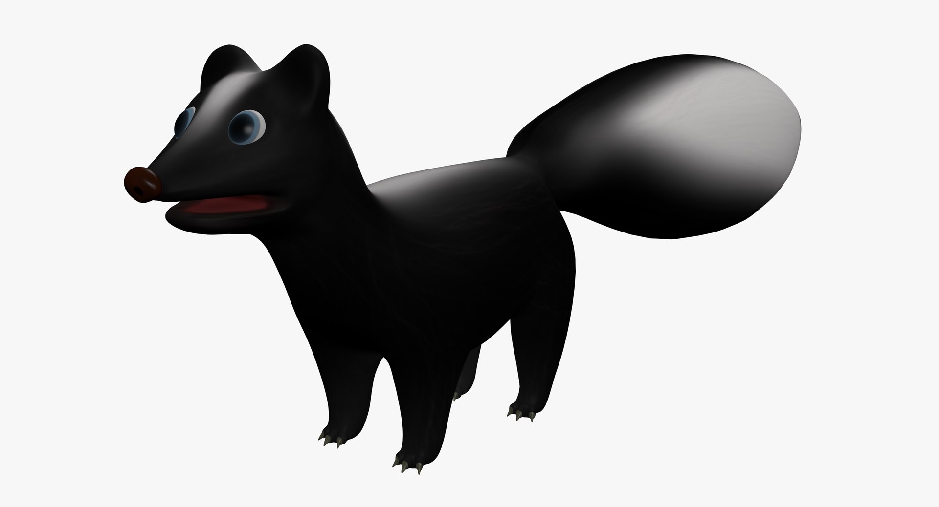 3D model cartoon skunk - TurboSquid 1153156