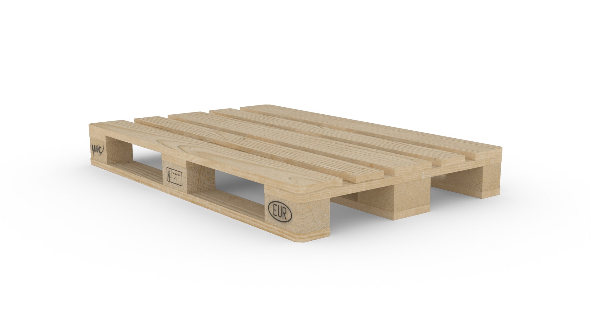 EUR-UIC Pallet 3D Model - TurboSquid 2140204