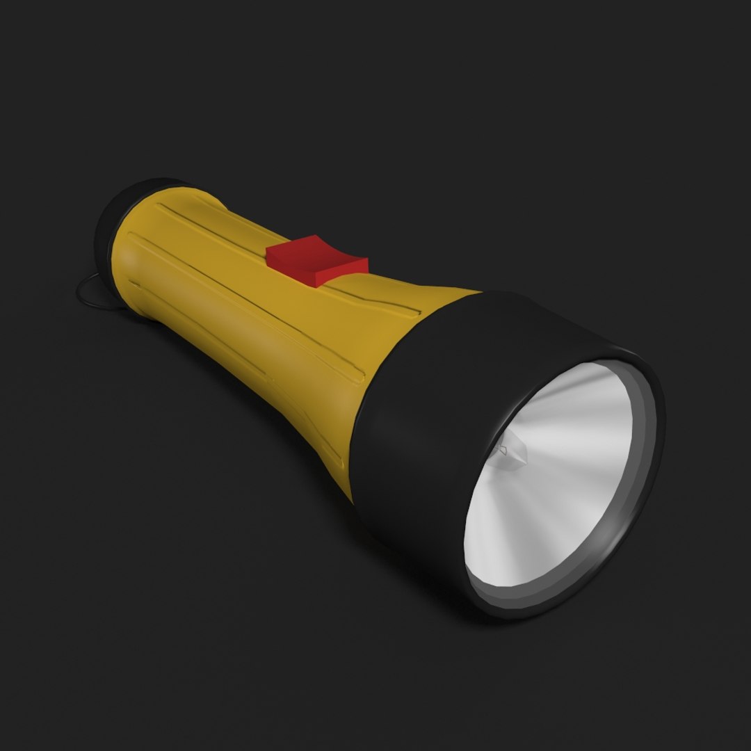 Flashlight Light 3d Model