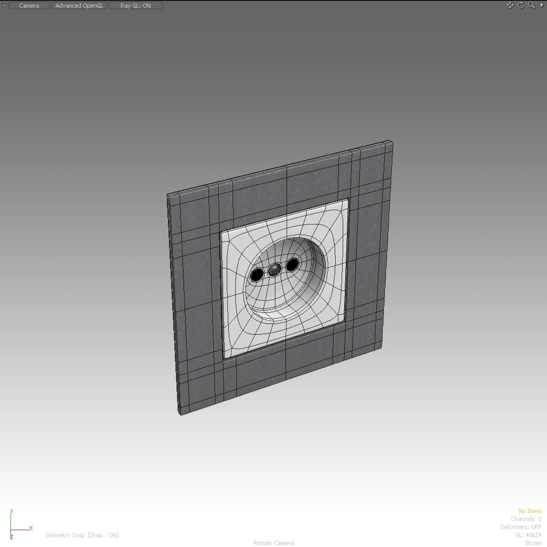 Electrical Outlet 3d Model