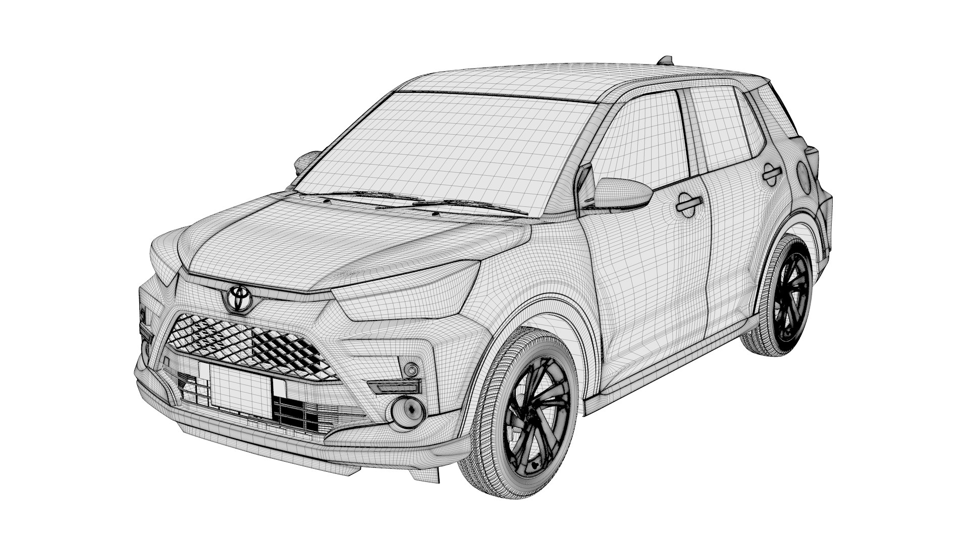 Toyota Raize 2024 Car 3D Model - TurboSquid 2282170
