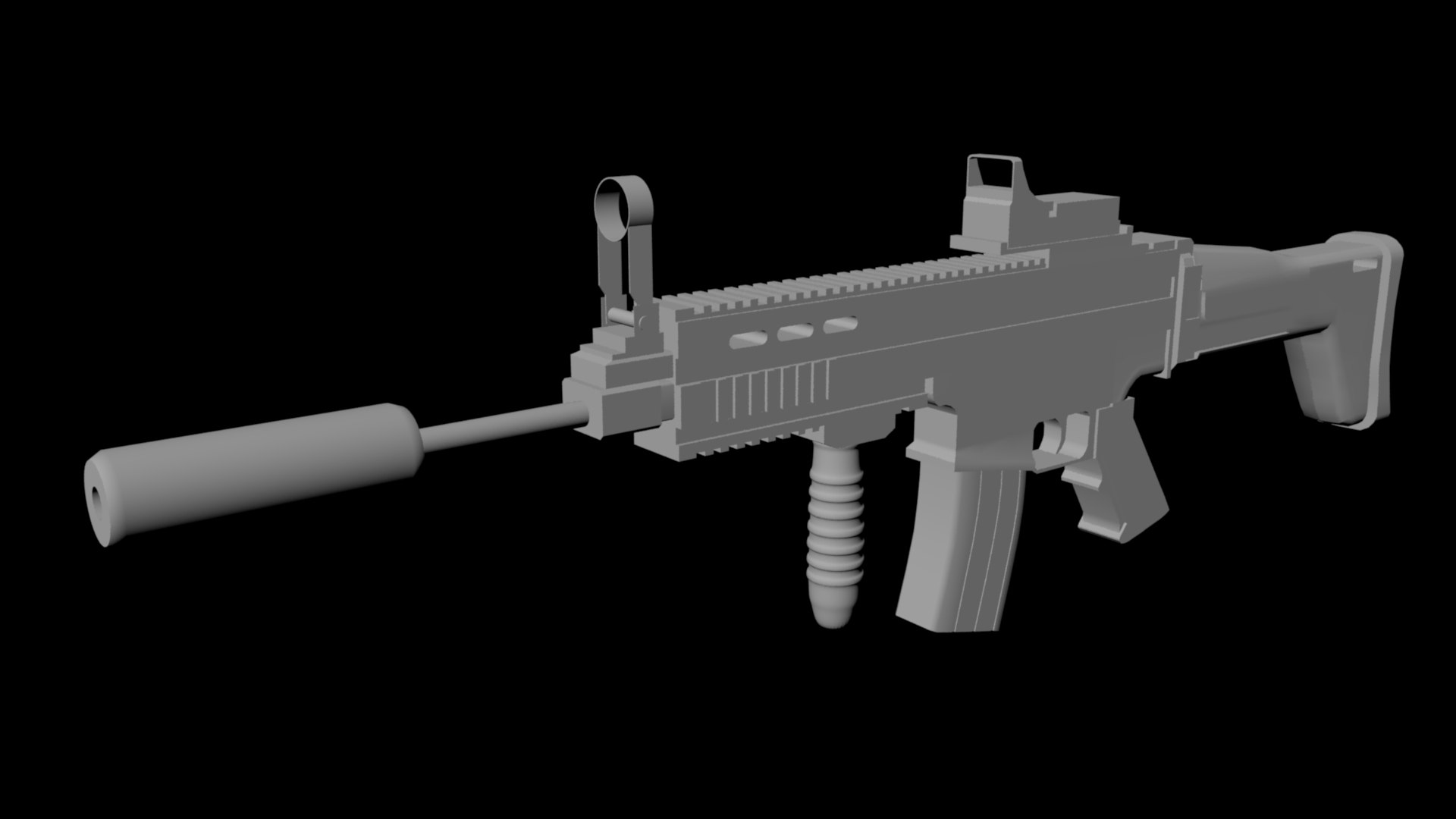 Free Scarl Gun 3D Model - TurboSquid 1553445
