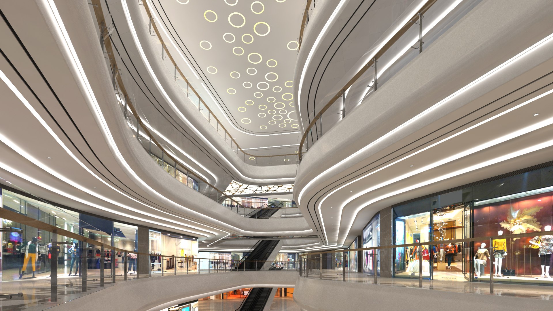 Shopping Mall 02 3D Model - TurboSquid 2156697