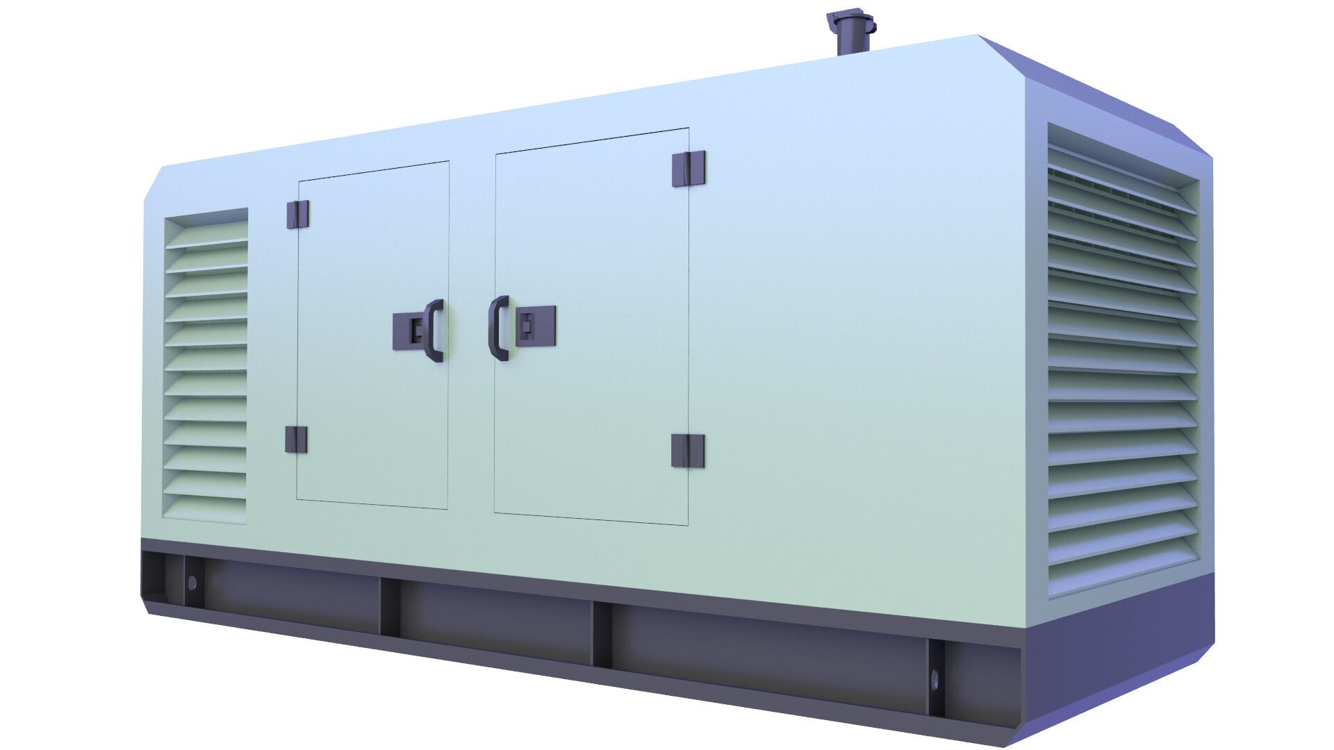 3D Diesel Generator Low Poly 16 - TurboSquid 2096791