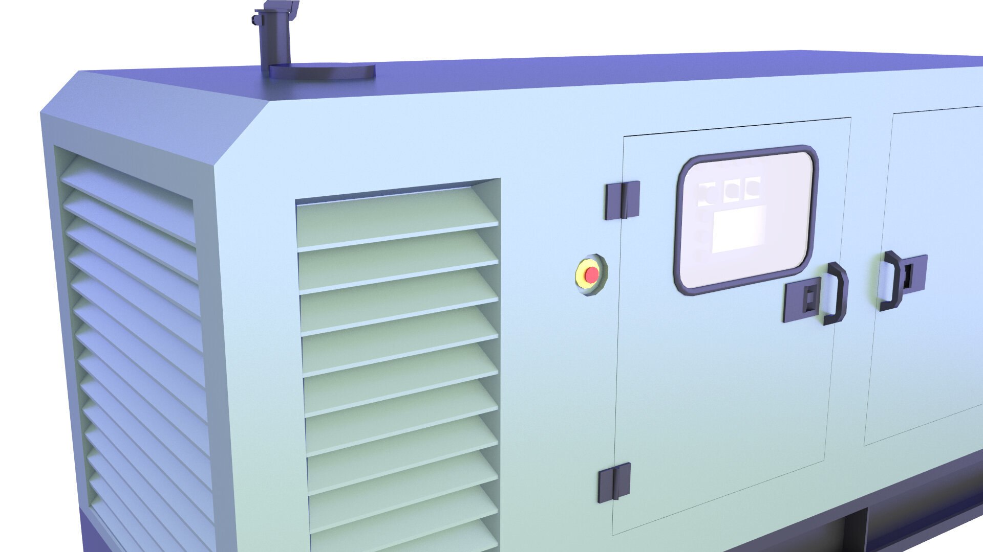3D Diesel Generator Low Poly 16 - TurboSquid 2096791