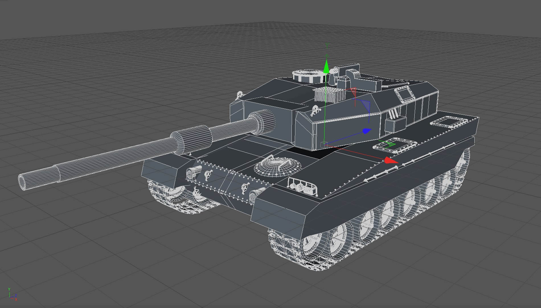 Japanese Tank 3d C4d