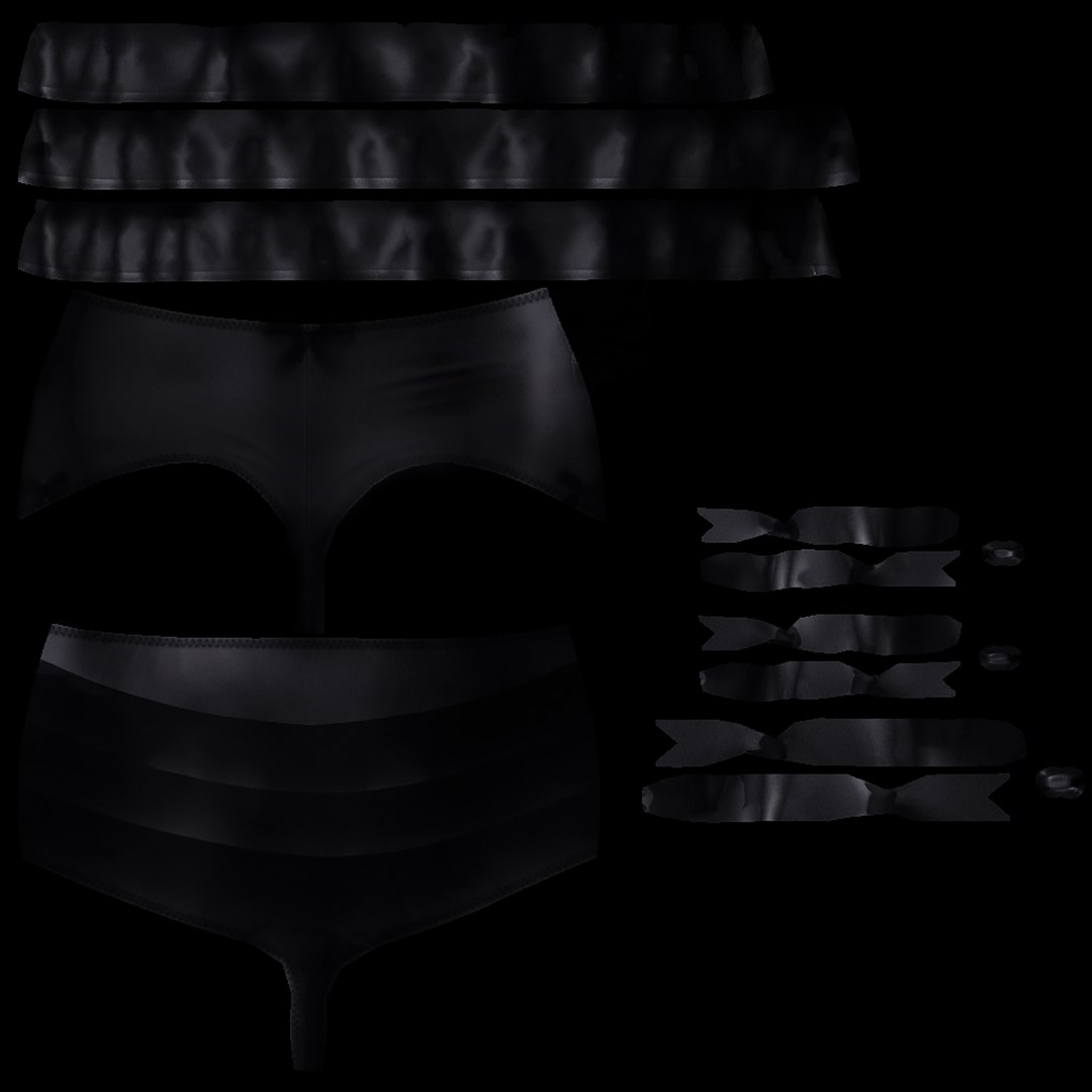 3D Frills Panties - TurboSquid 1762931