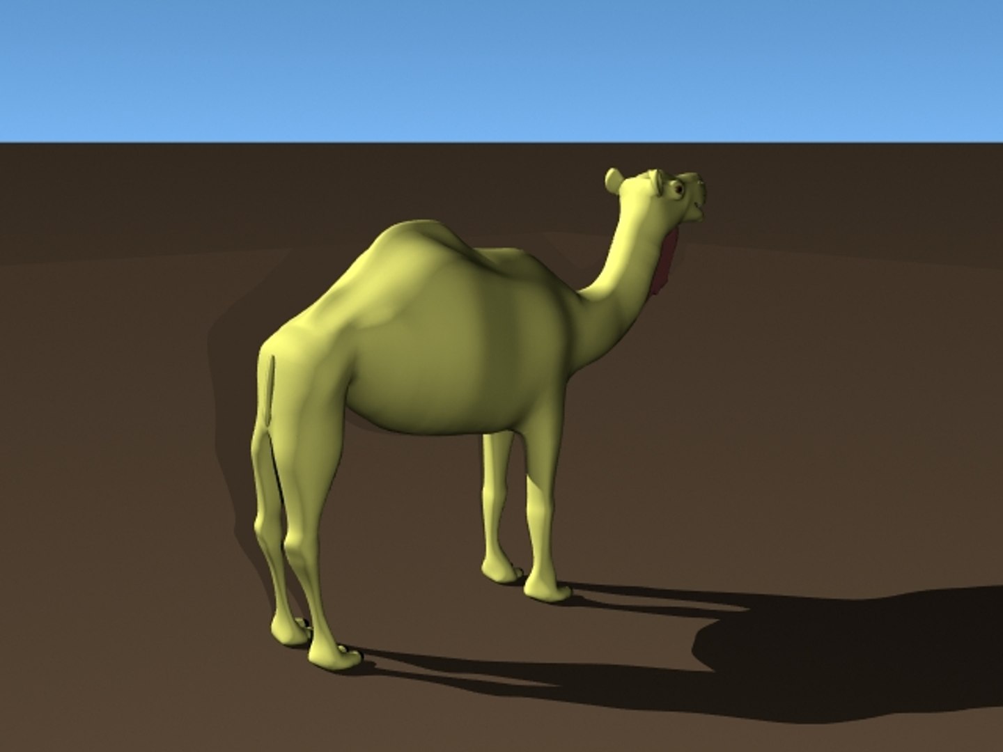 camel 3d model