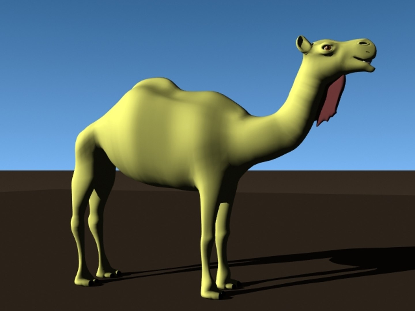 camel 3d model