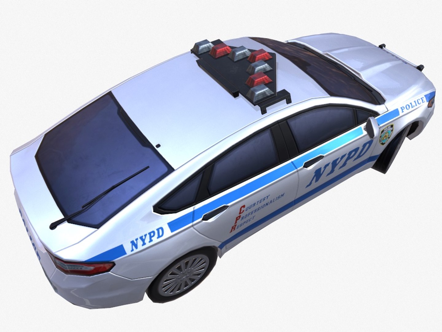 Car 01 Police Nypd 3D - TurboSquid 1441973