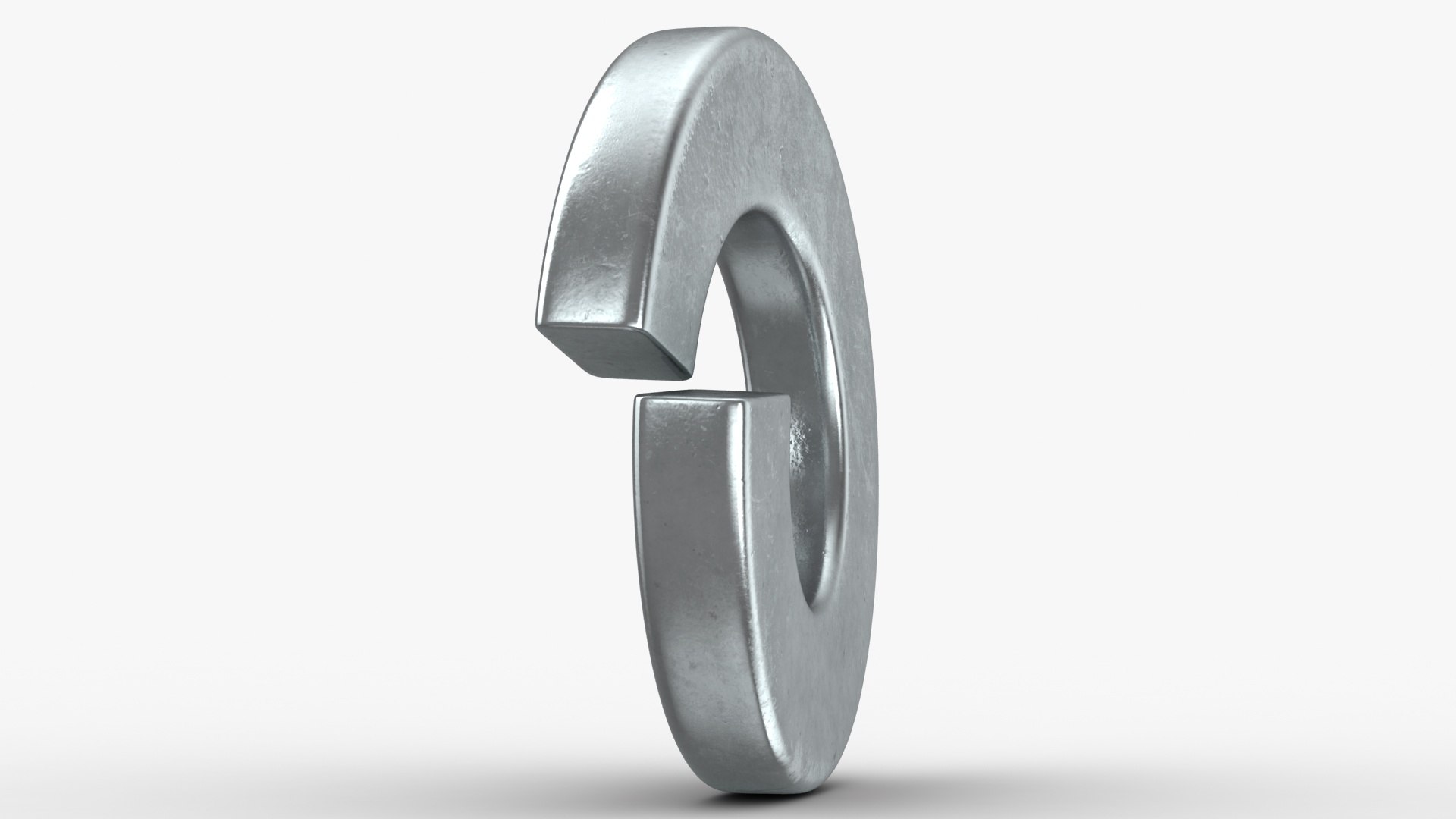 Split Washer 3D Model - TurboSquid 1646416