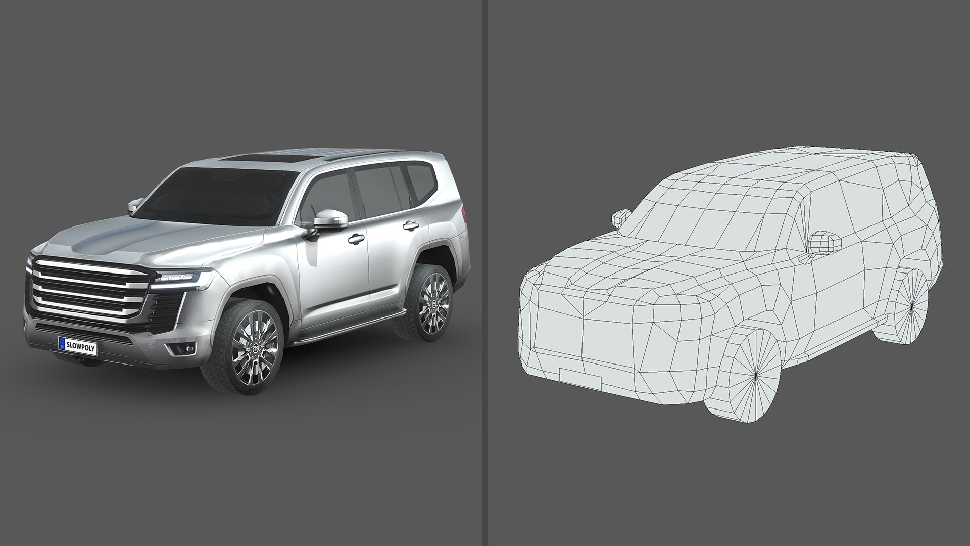 3D Low-Poly Car Pack 001 - SUV Model - TurboSquid 2156244