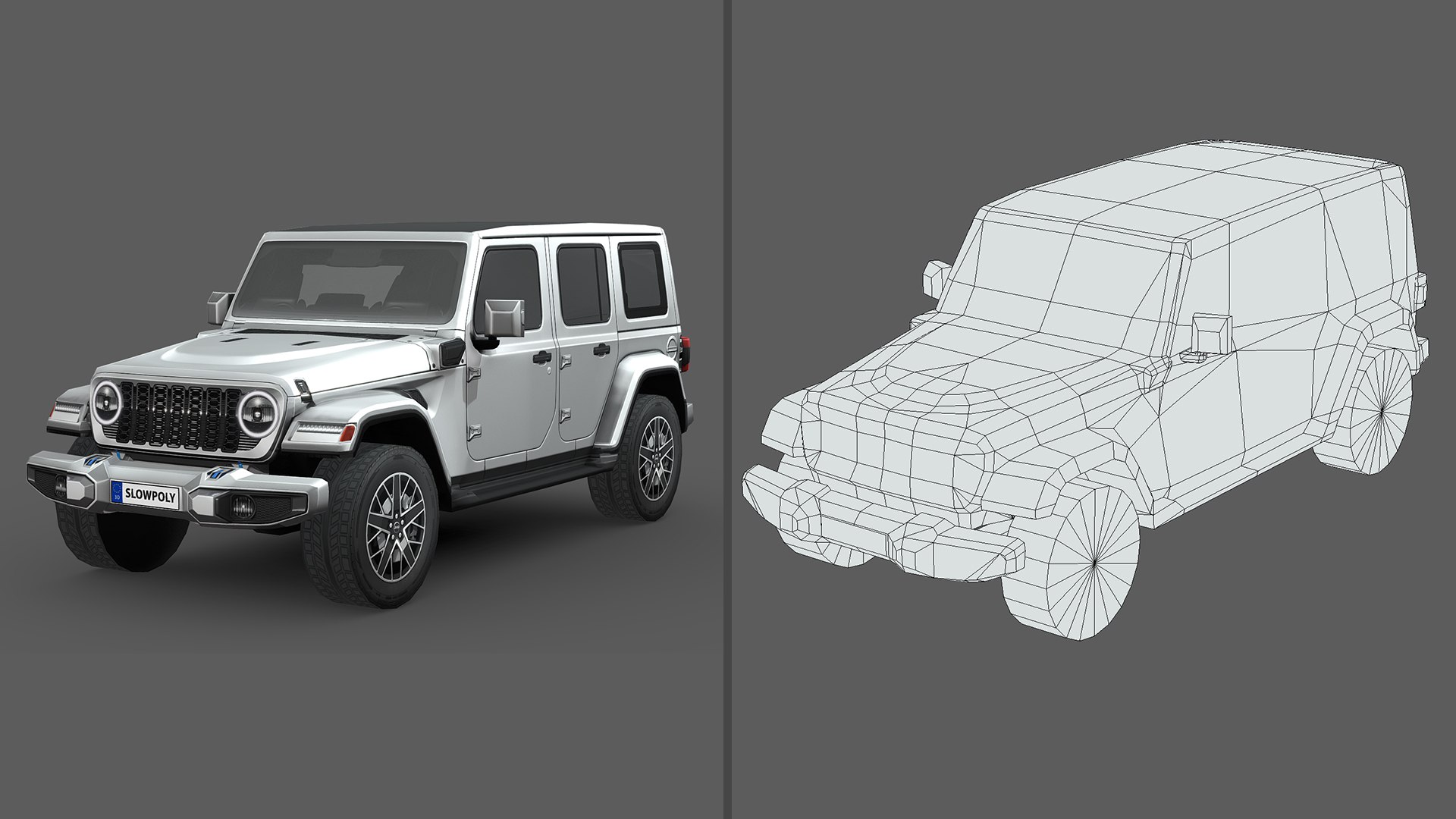 3D Low-Poly Car Pack 001 - SUV Model - TurboSquid 2156244